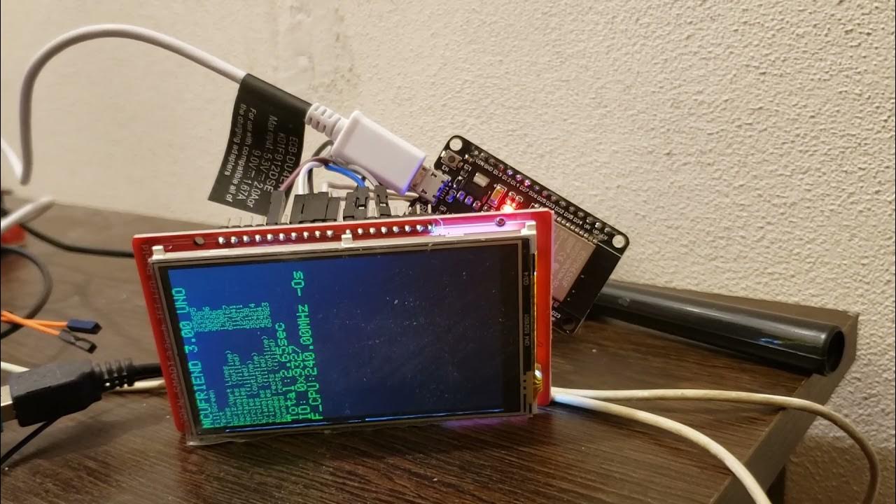 ESP32 + Ili9327 Paralelo + MCUFRIEND_kbv - YouTube
