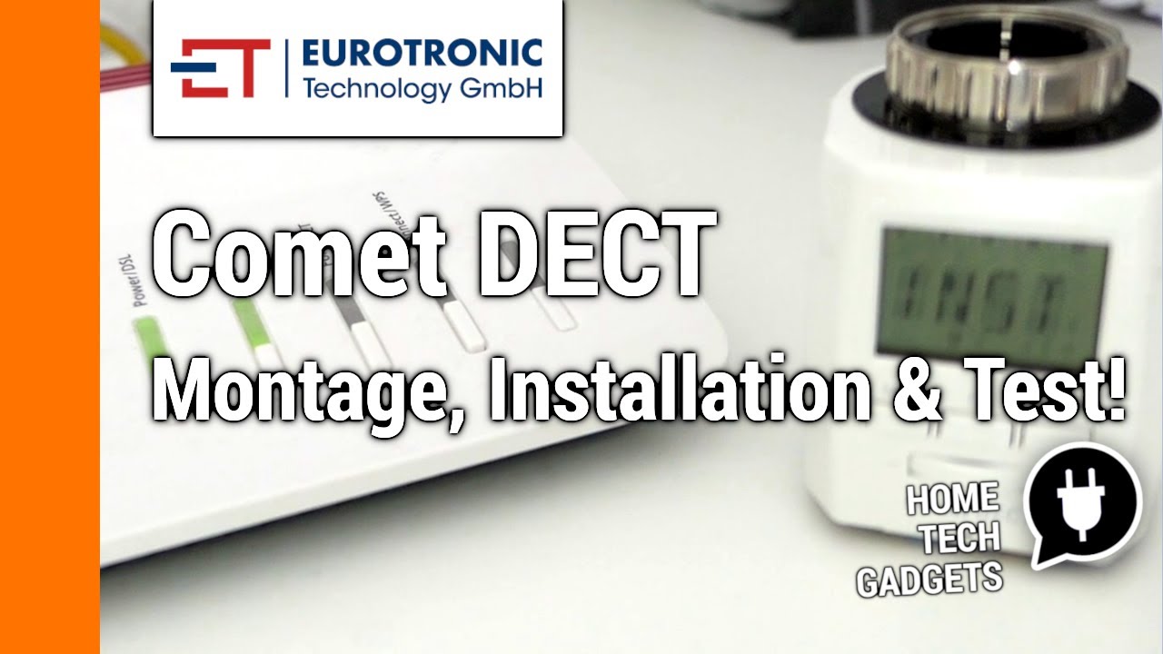 TEST: Comet Dect - Montage und Einrichtung des Heizkörper-Thermostats ...