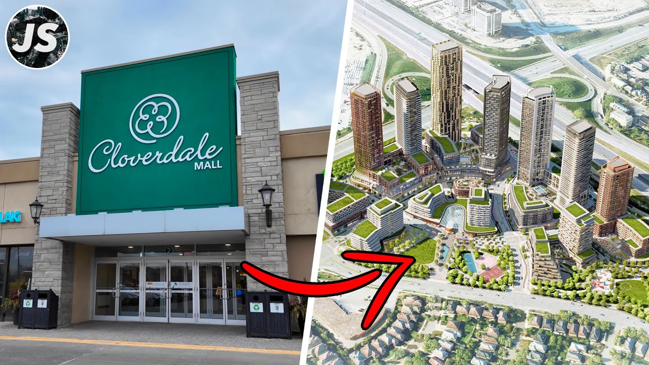 Another Doomed Toronto Mall | Walking Cloverdale (Feb 2024) - YouTube
