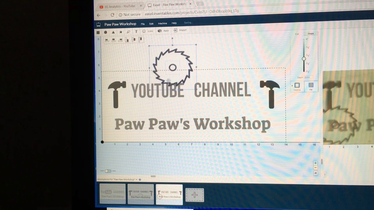 How to Use Easel to Make a Simple Sign - YouTube