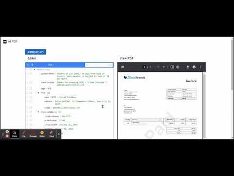 PDF to JSON convertor - YouTube