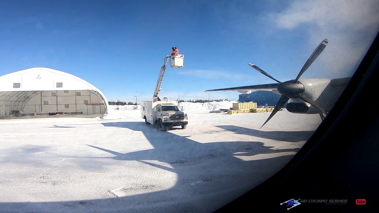 Raw Cockpit Scenes from a Bombardier Dash 8-300 - YouTube