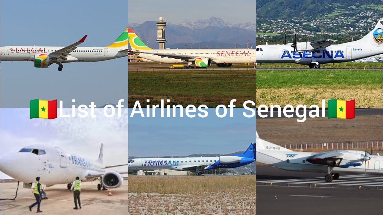 List of Airlines of Senegal | Aviation BD - YouTube