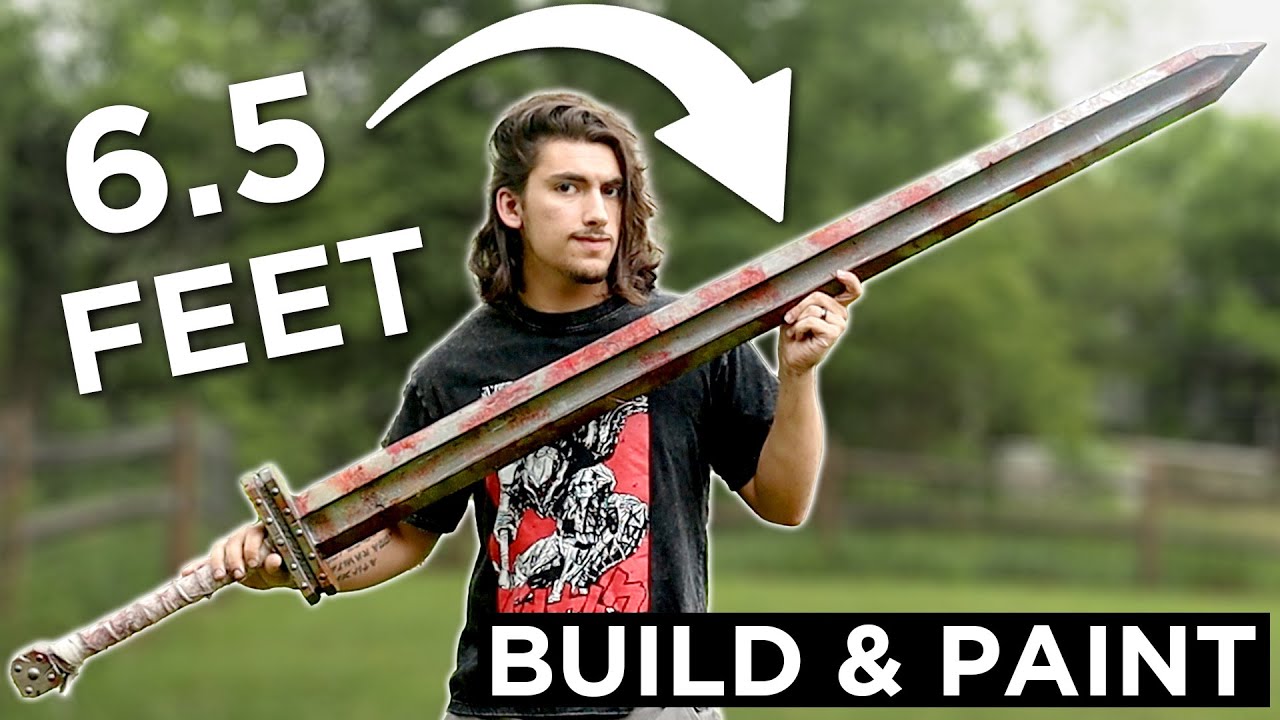 How to make GUTS GOLDEN AGE SWORD | Build & Paint | Foam Cosplay ...
