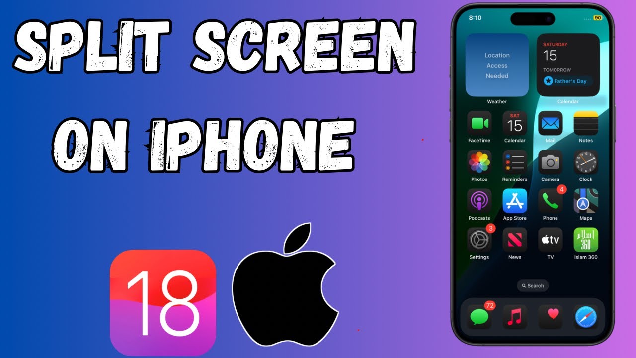 How to Split Screen on iPhone in iOS 18 Update | 2024 - YouTube