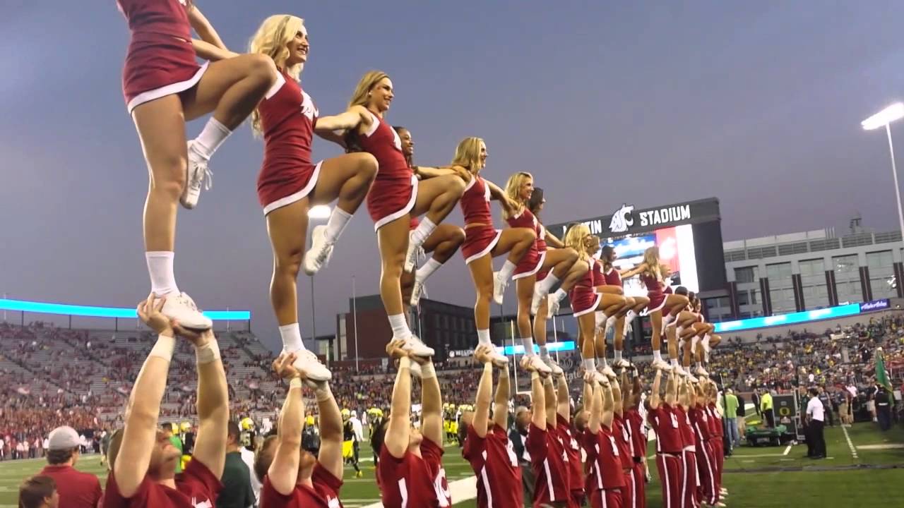 WSU cheer team 2014/2015 - YouTube