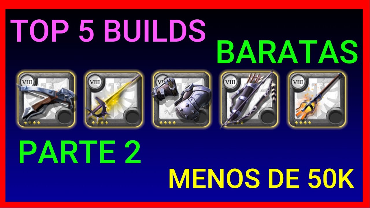 5 Builds PVE BARATAS para INICIAR en Albion Online - YouTube