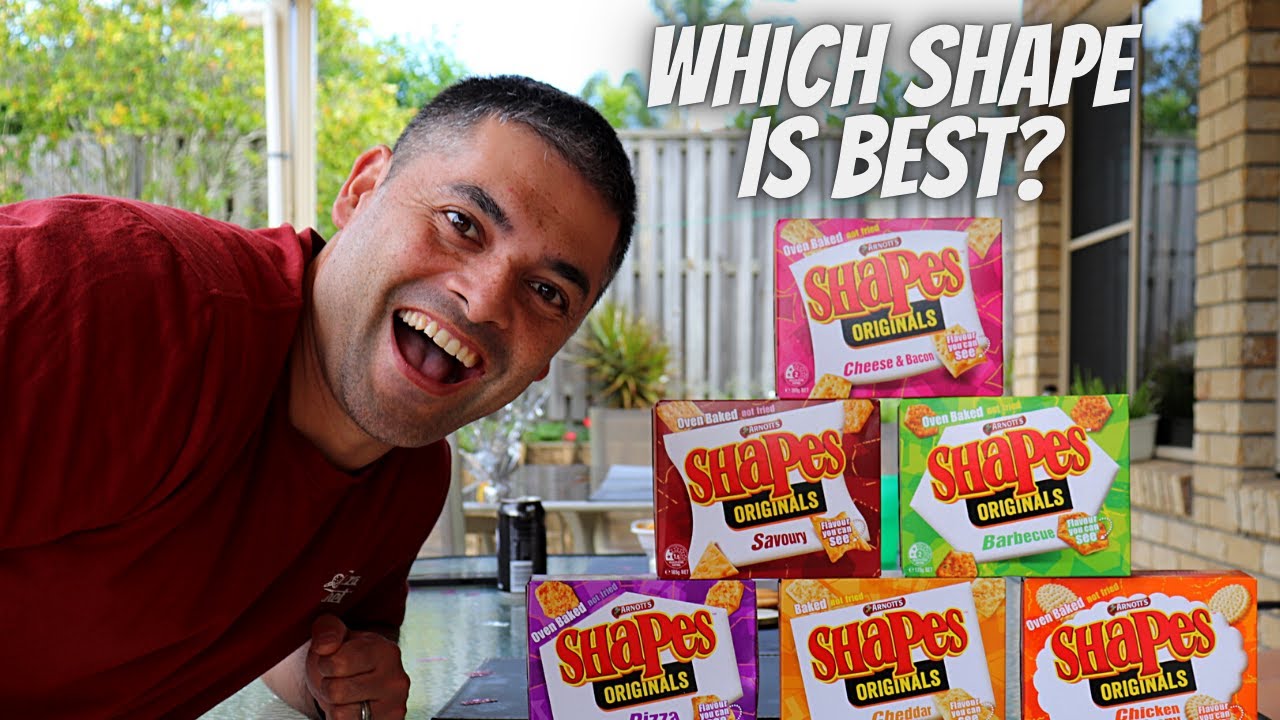 British Try Australian Snacks | Shapes Taste Ranking - YouTube