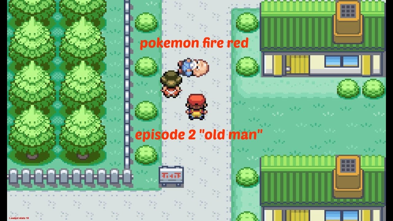 Pokemon Fire Red - episode 2 - Old man - YouTube