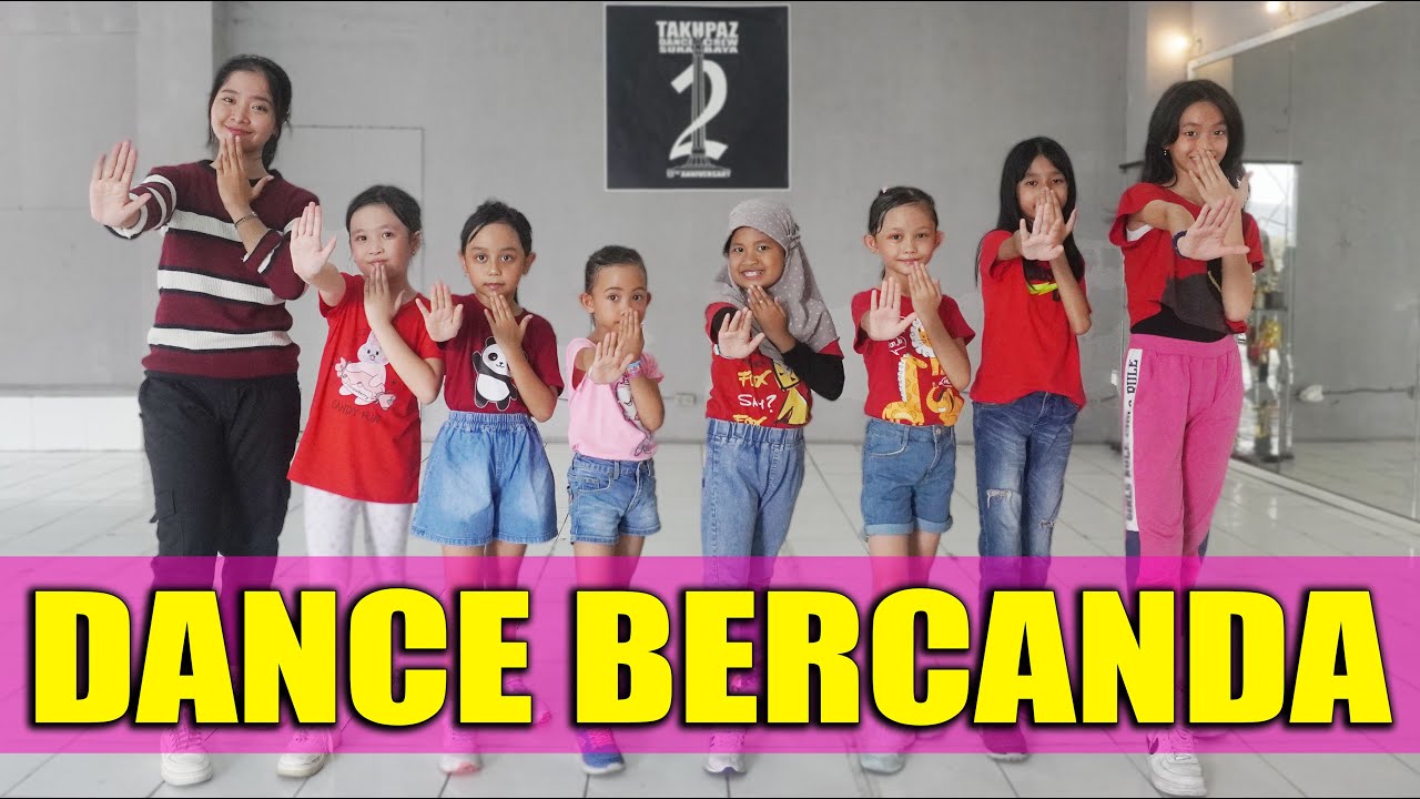 DANCE BERCANDA DJ REMIX VIRAL TIKTOK | ZUMBA SENAM JOGET | TAKUPAZ KIDS ...