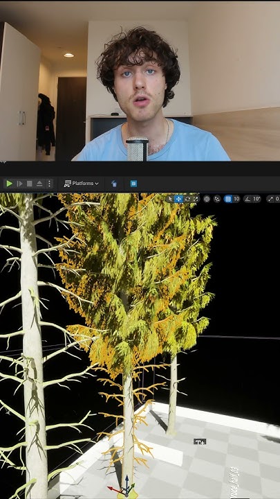 Make Snowy Trees In Unreal Engine- Beginner Tutorial #ue5 #unrealengine5 - YouTube
