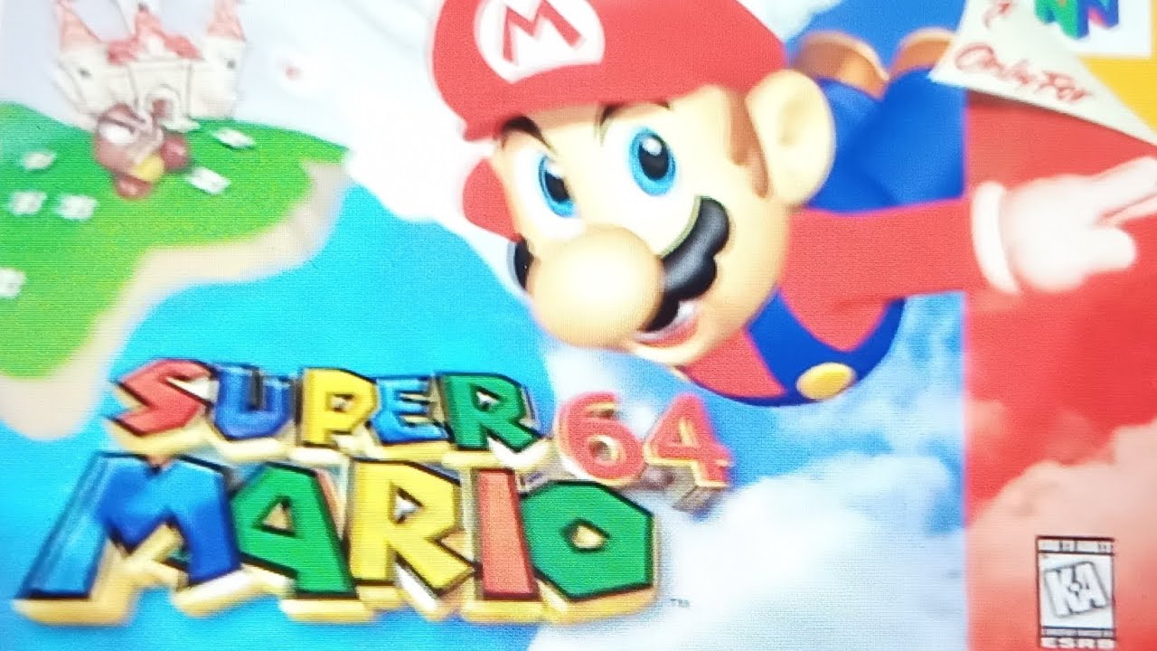 super mario 64 intro cut scéne - YouTube
