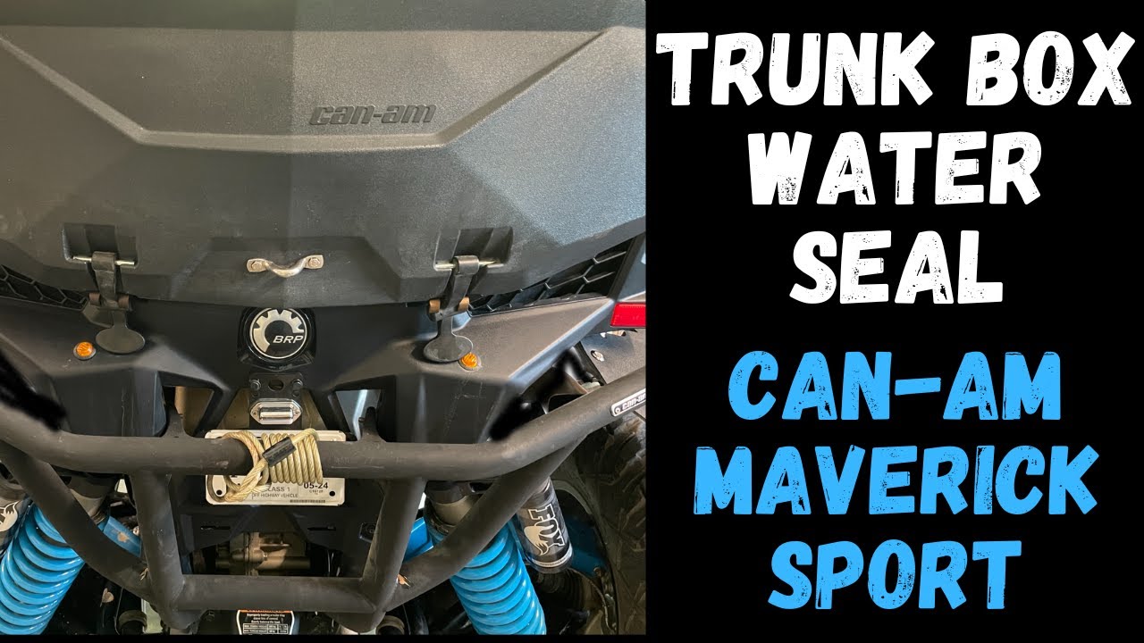 Can Am Trunk Seal TRUNK BOX 715004923 - YouTube