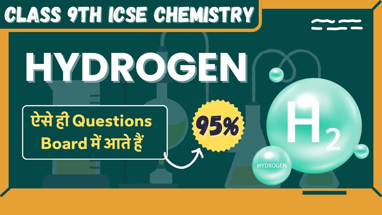 Title:- Class 9th ICSE Chemistry Complete HYDROGEN Most important ...