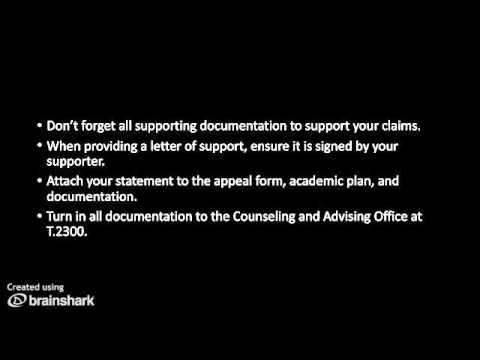 How to Write an Appeal Statement - YouTube