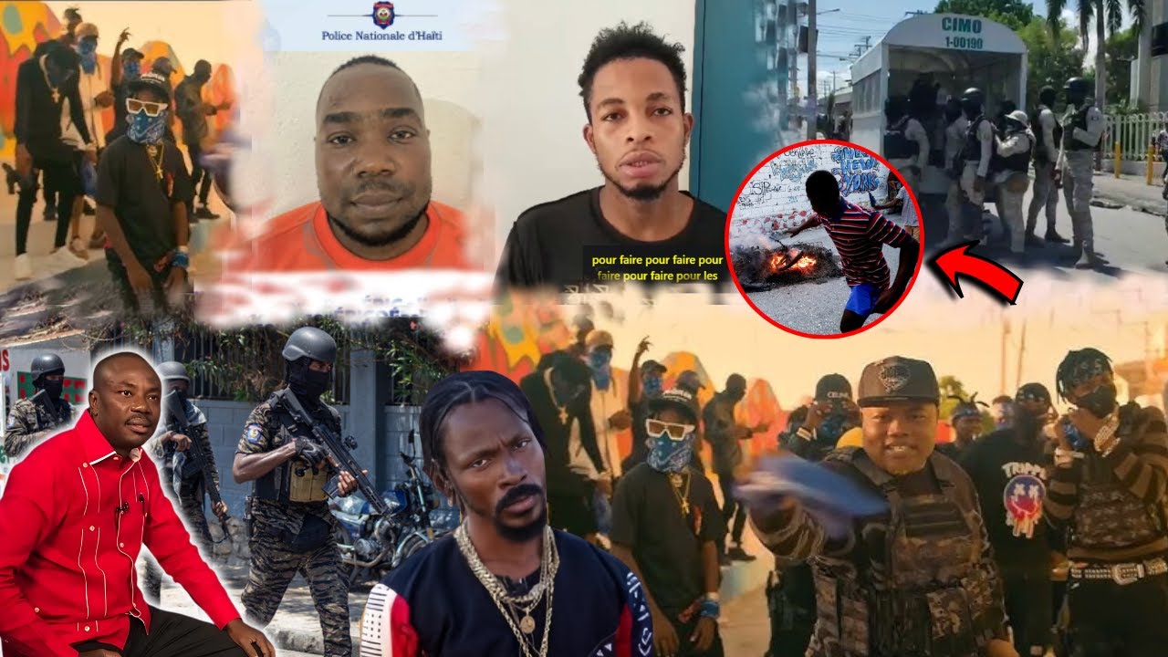 14 ME- Anba bwa, lapolis pran 2 sòlda IZO ak Vitelòm | Ak manchèt, pèp ...