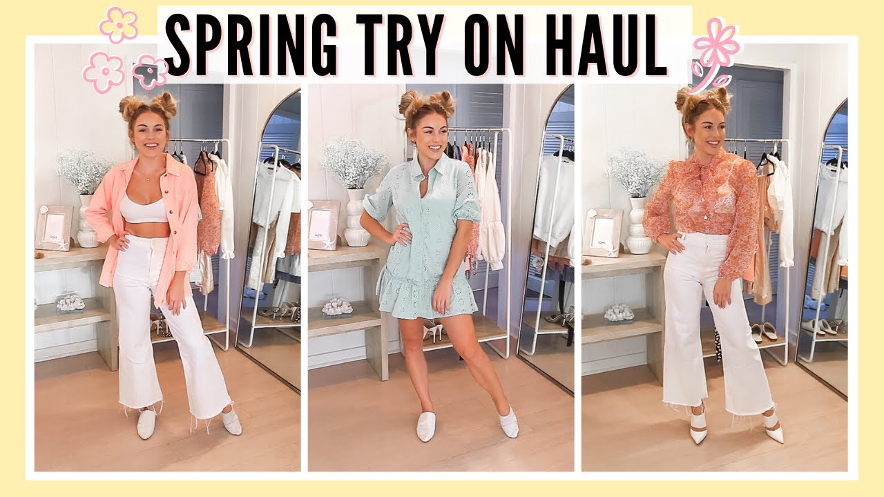 Spring Clothing & Try On Haul Ft. BooHoo - YouTube