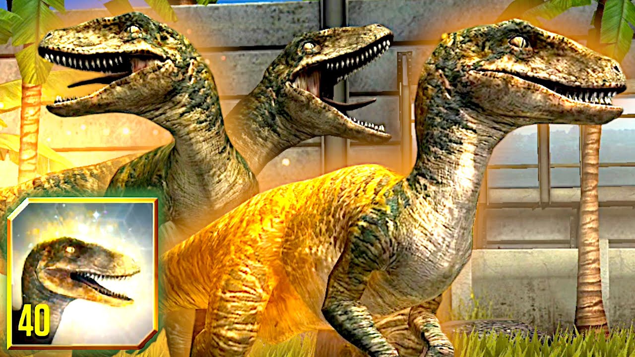 NEW DINOSAUR ECHO RAPTOR UNLOCKED MAX LEVEL 40 FIRSTLOOK PVP BATTLES ...