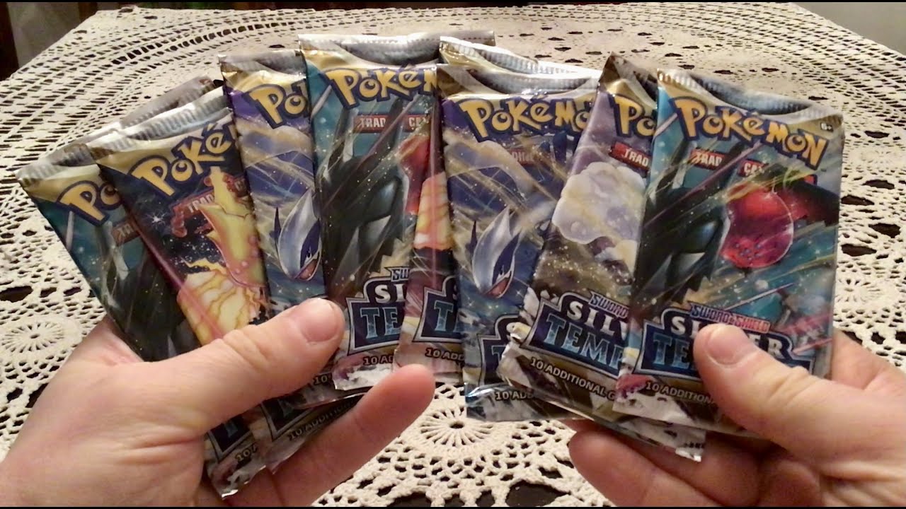 Opening 8 Silver Tempest Booster Packs - YouTube