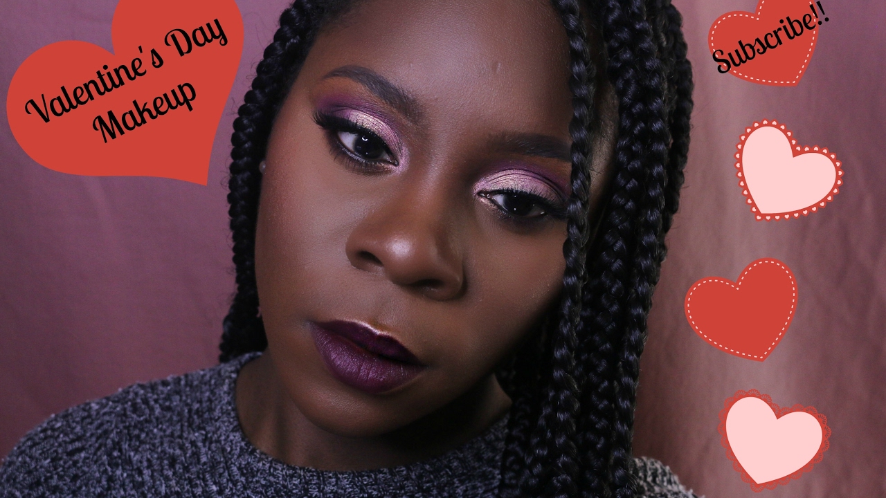 Valentine's Day Inspired Makeup Tutorial - YouTube