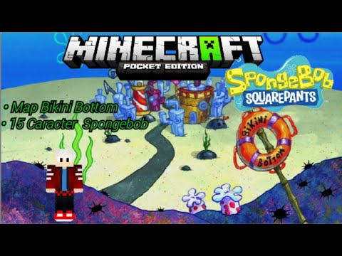 Download Map Bikini Bottom Dan Addon Spongebob Di Minecraft PE_-_REVIEW ...