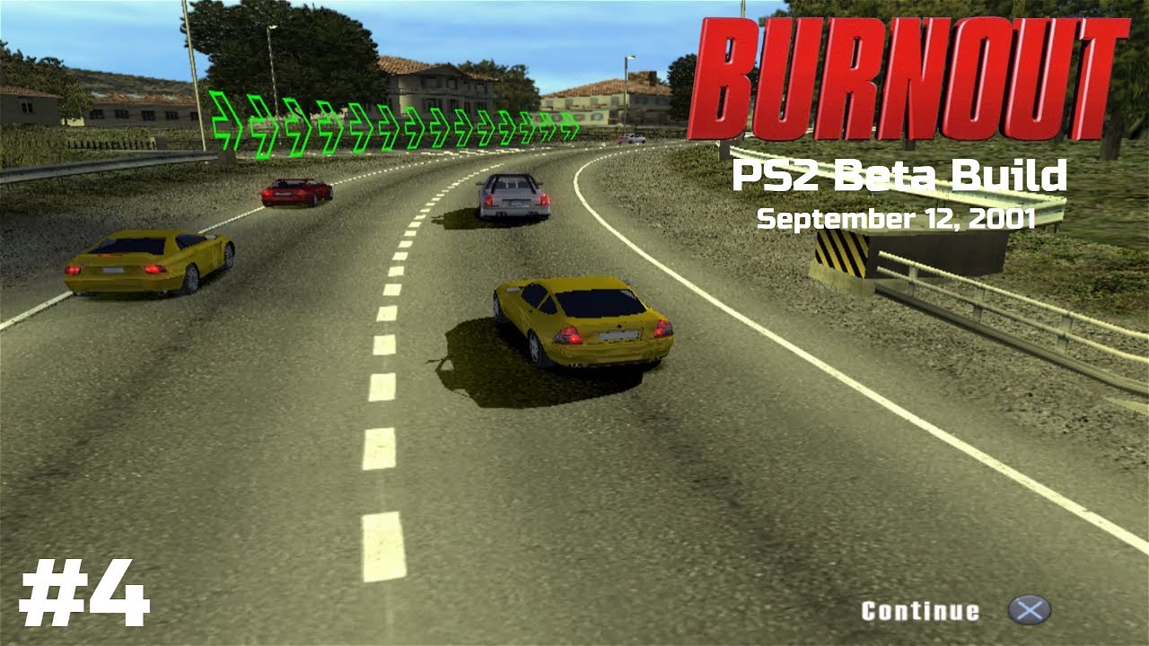 Burnout (PS2 Beta Build v0.40) - Savage Streets Grand Prix / Face Off 3 ...