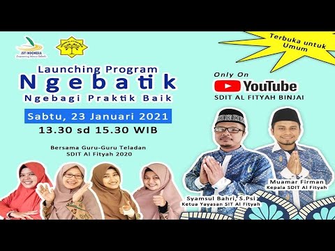 Launching Ngebatik SDIT Al Fityah Binjai - YouTube