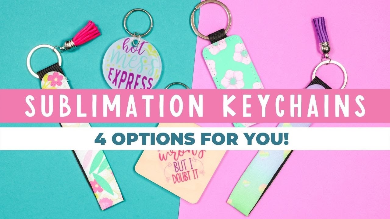 How to Make Sublimation Keychains - YouTube