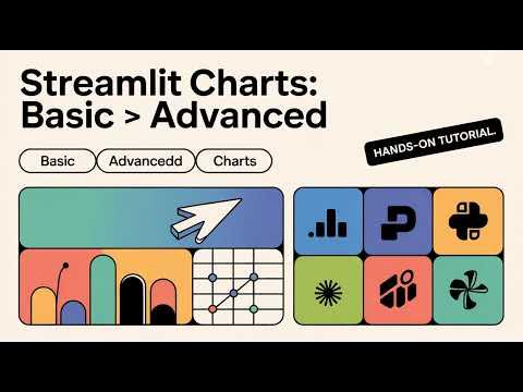 Streamlit Part 6: Creating Basic and Advanced Charts - YouTube