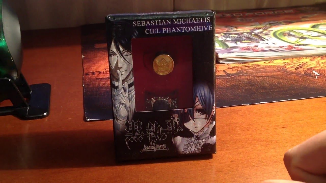 Kuroshitsuji Ciel Phantomhive Ring Set Unboxing (обзор) Посылка Тёмный ...