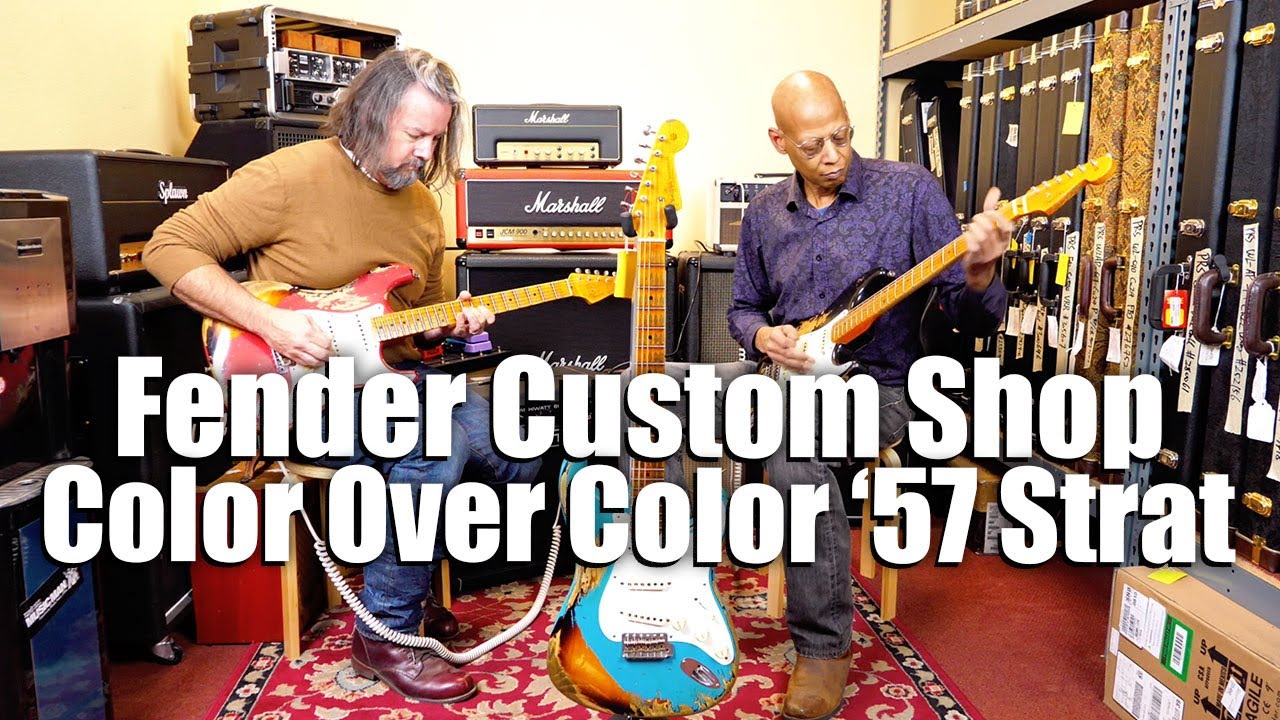 Fender Custom Shop Color over Color ‘57 Stratocaster - YouTube