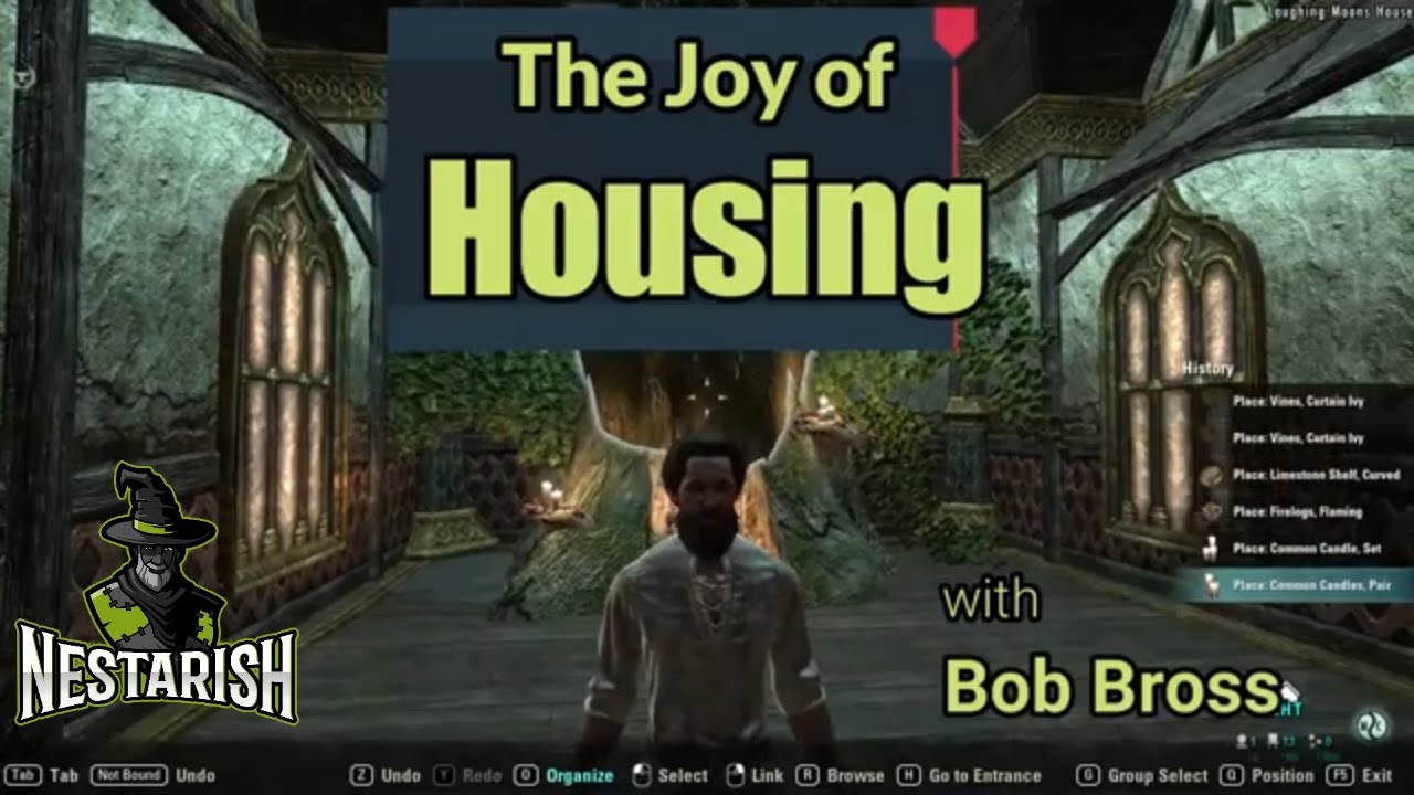 ESO Housing w/Bob Bross How to create unique housing items: Ep 1 ...