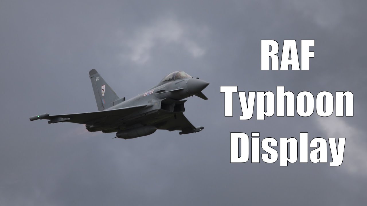 RAF Eurofighter Typhoon Display Team Arrival Flyby [Pori 2022] - YouTube