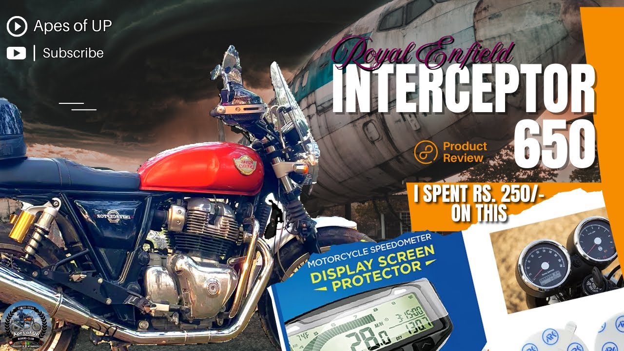 Budget Bike Upgrades under Rs.500: ARK Meter Display Protector & Custom ...