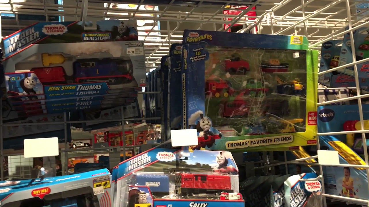 Thomas the Train aisle - Toys R Us - Downtown Miami, Florida - YouTube
