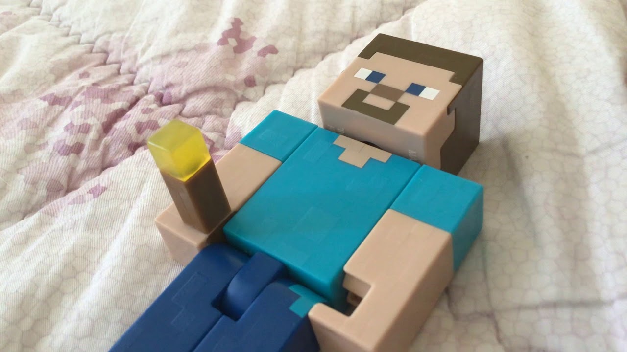 Minecraft pretend play Steve - YouTube