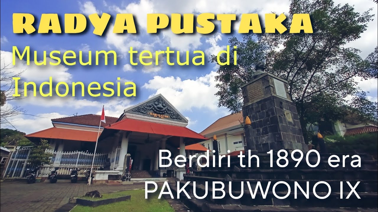 @historyofjava RADYA PUSTAKA, museum tertua di Indonesia. berdiri th ...