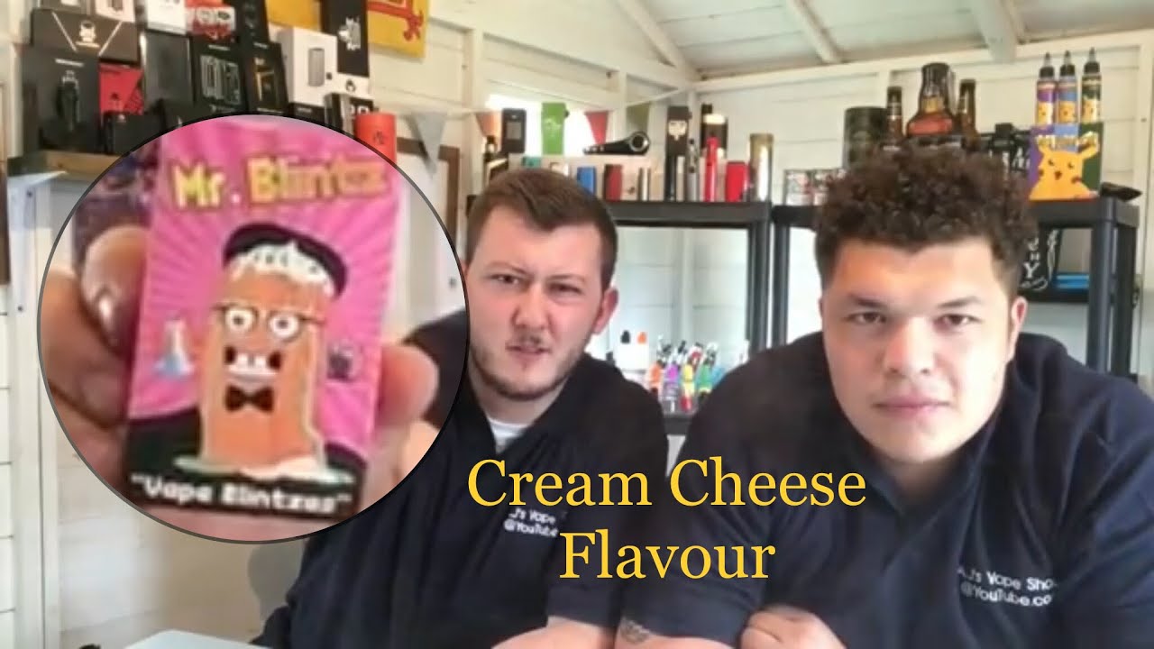 Cream cheese flavour vape juice - YouTube