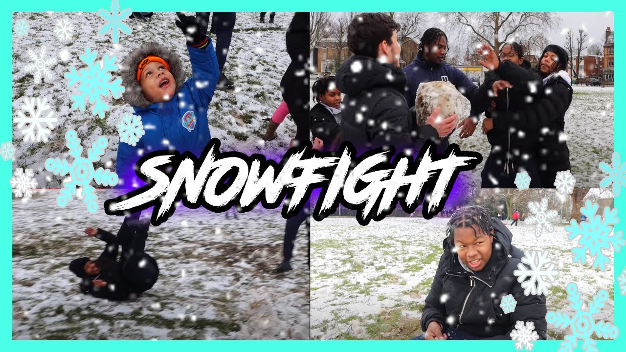 VERY FUNNY - DEEWAGON GOT MAD - SNOWBALL FIGHT!!! - YouTube