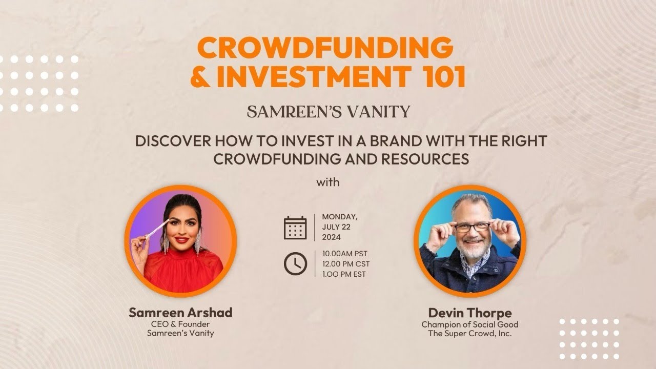 Investing and Crowdfunding 101 - YouTube