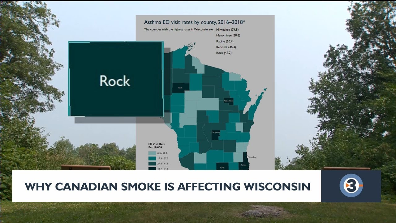 Why Canadian smoke is affecting Wisconsin - YouTube