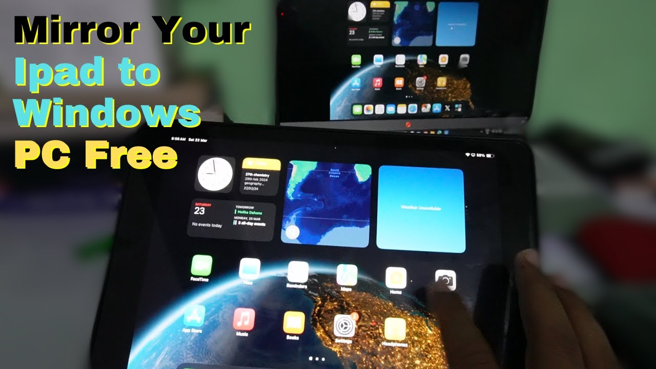 iPad to Windows Screen Mirroring in 2024 | How to "Cast Your iPad to a ...