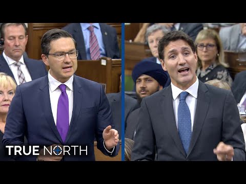 Pierre Poilievre confronts Justin Trudeau for the first time as Leader ...