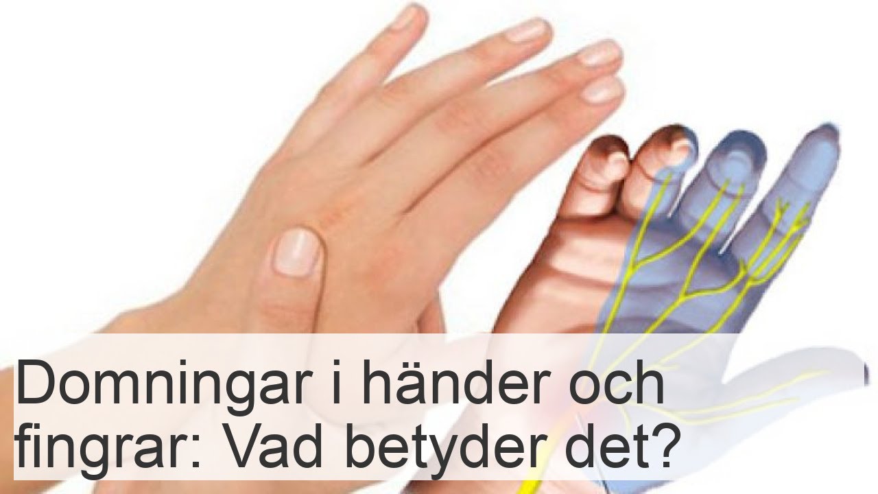 Varför händer och fingrar domnar bort, vad det betyder: viktigt att ...