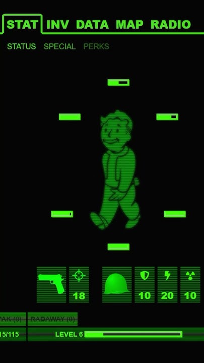 PIP BOY HTML AND CSS - YouTube