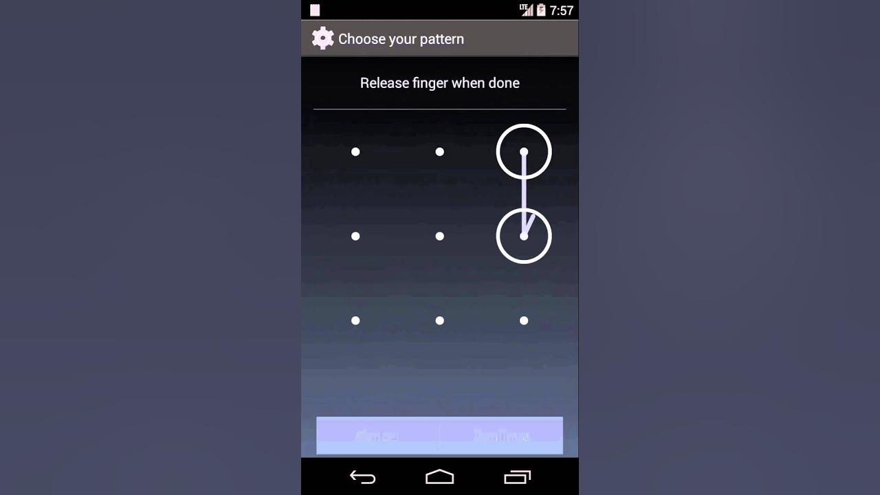How to Add a Pattern Unlock Screen to an Android Phone or Tablet - YouTube