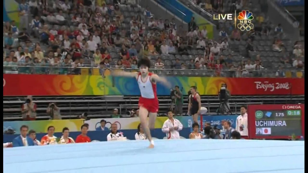 Kohei Uchimura - Floor Exercise - 2008 Olympics All Around - YouTube