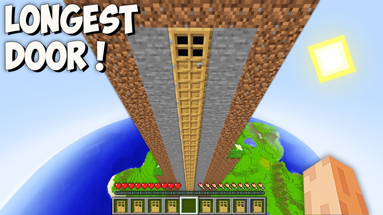 Where does THE TALLEST GIANT DOOR leads in Minecraft? I found THE ...