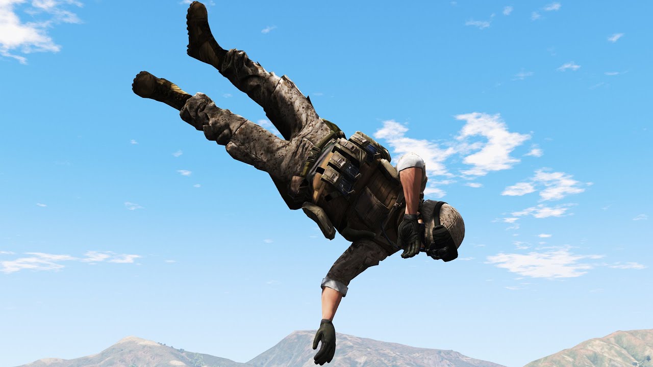 GTA 5 Ragdoll Compilation #2 - Army Soldier (Funny Moments, Euphoria ...