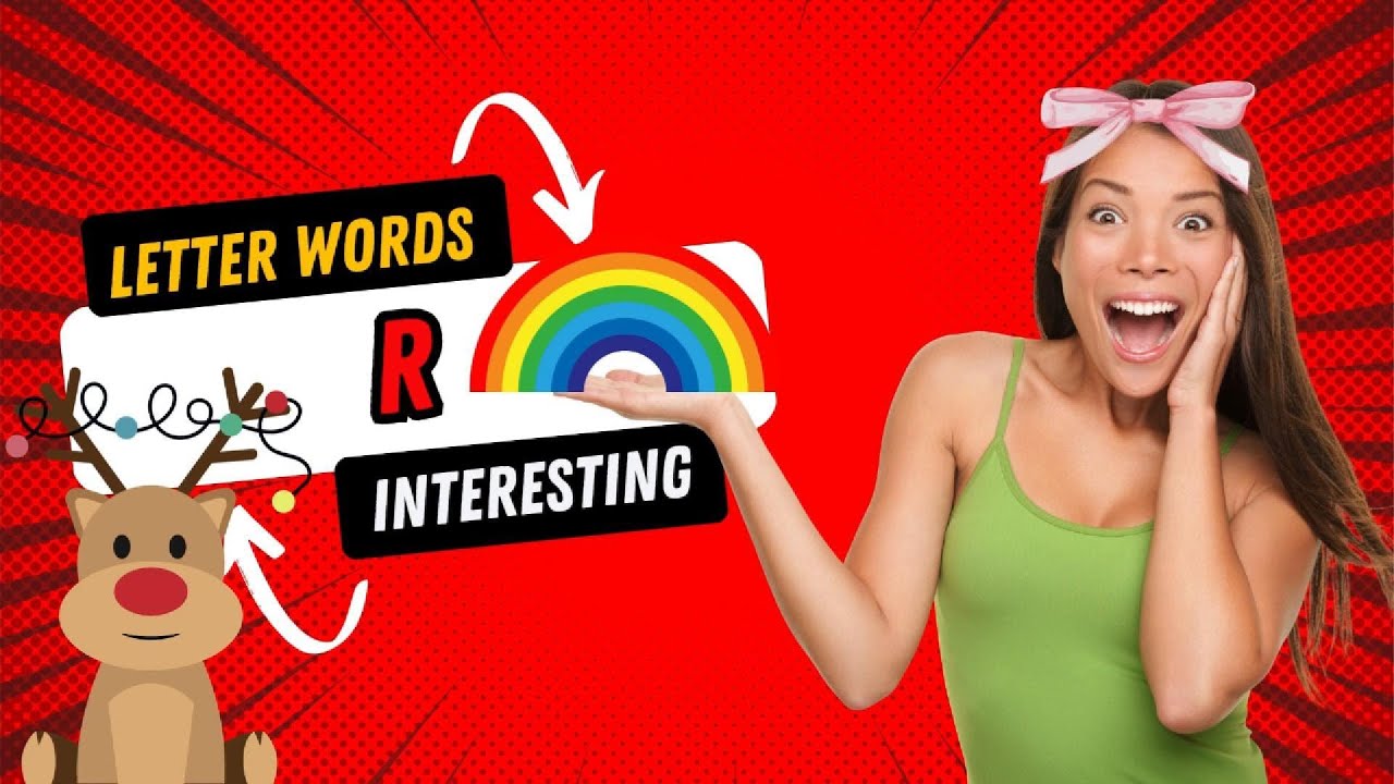 Letter R words | Learning English Vocabulary For Kids - YouTube